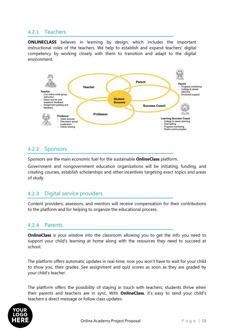 Online School Platform Proposal Template - RFPLY - Proposal Templates