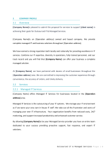 ICT & Support Services Proposal Template - RFPLY - Proposal Templates