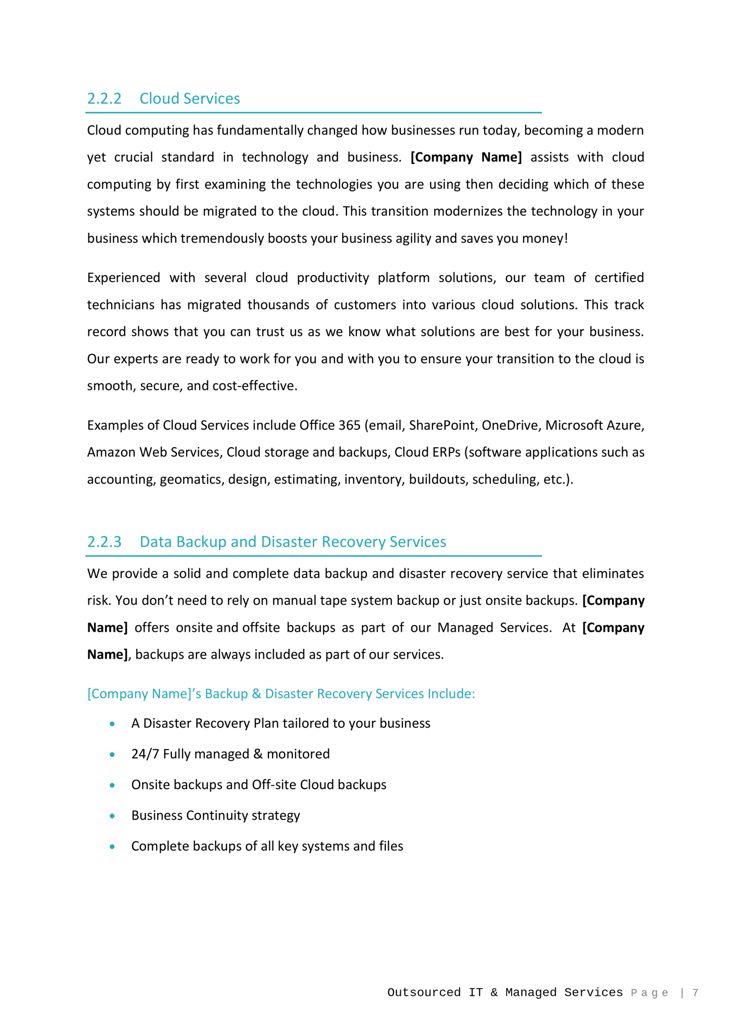 ICT & Support Services Proposal Template - RFPLY - Proposal Templates