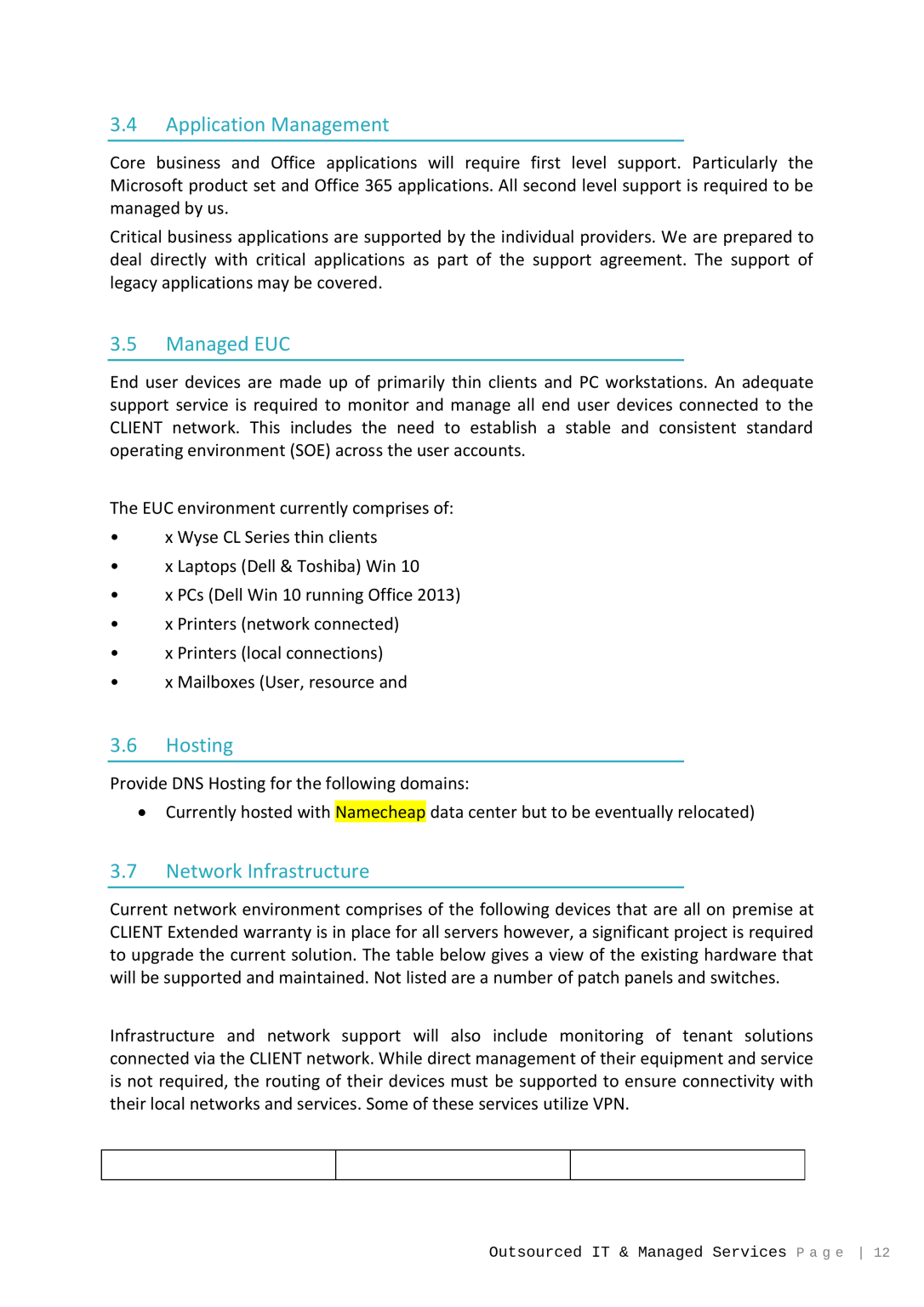 ICT & Support Services Proposal Template - RFPLY - Proposal Templates