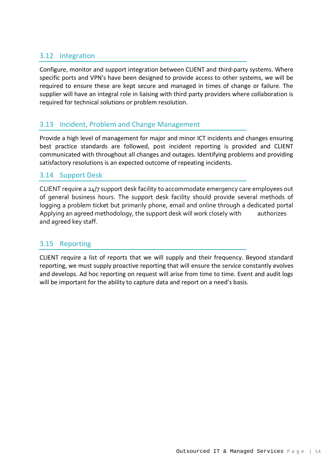 ICT & Support Services Proposal Template - RFPLY - Proposal Templates