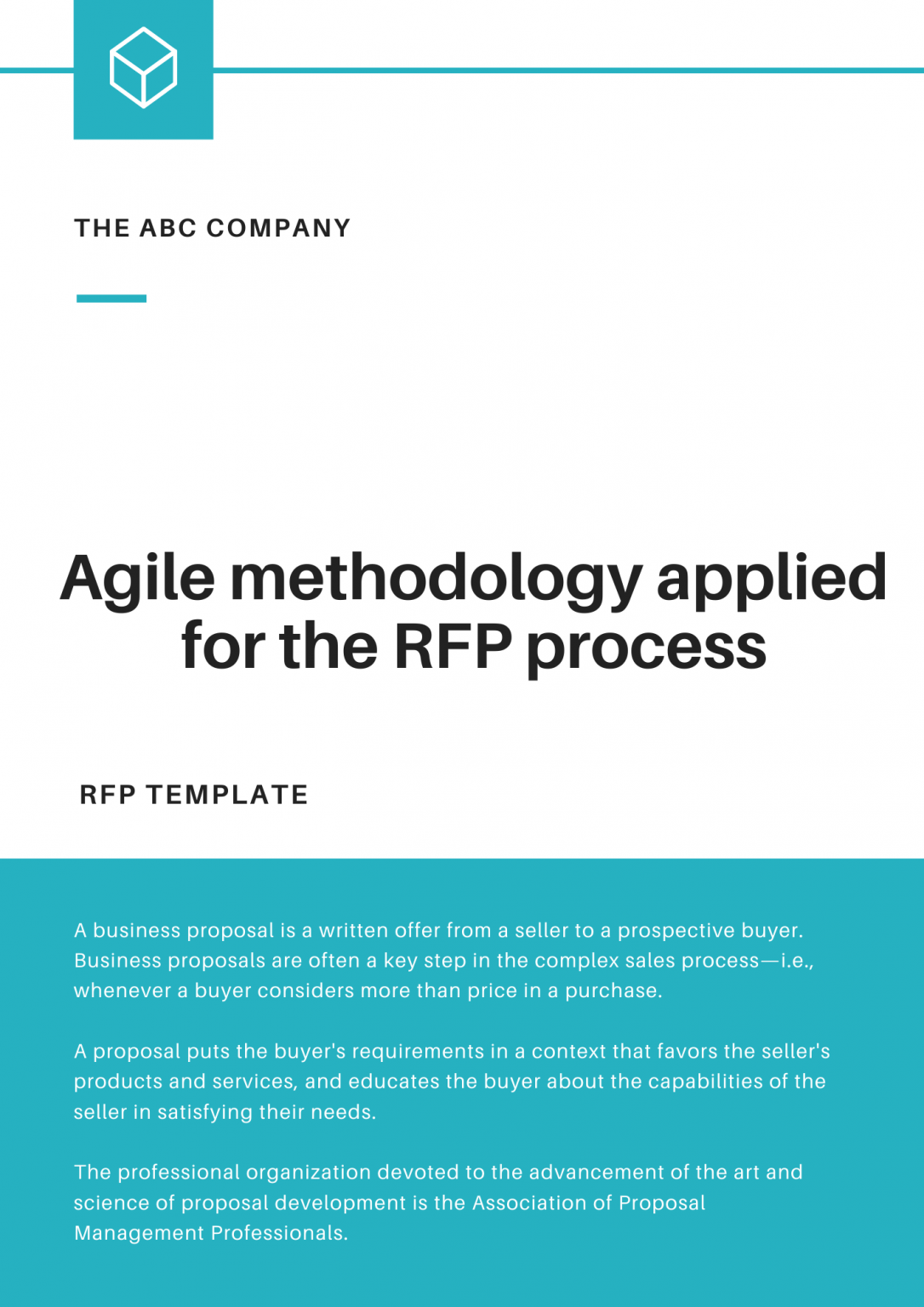 Agile RFP Process: Customizable Template to Streamline Your Process ...