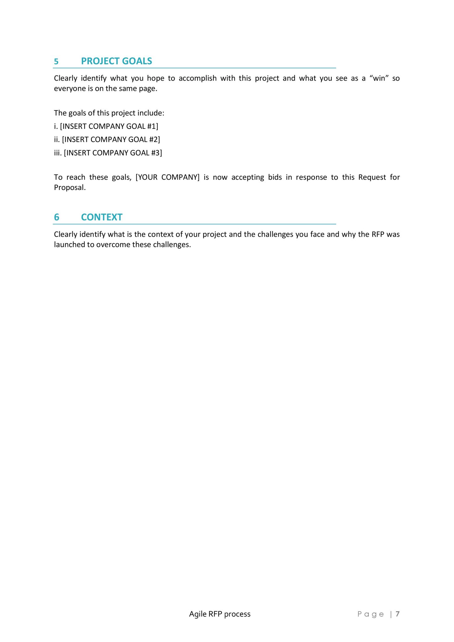 Agile RFP Process: Customizable Template to Streamline Your Process ...