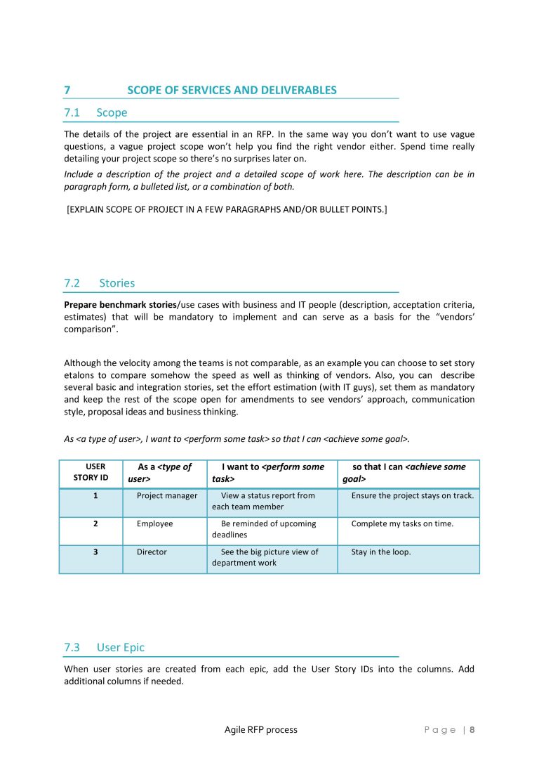 Agile RFP Process: Customizable Template to Streamline Your Process ...