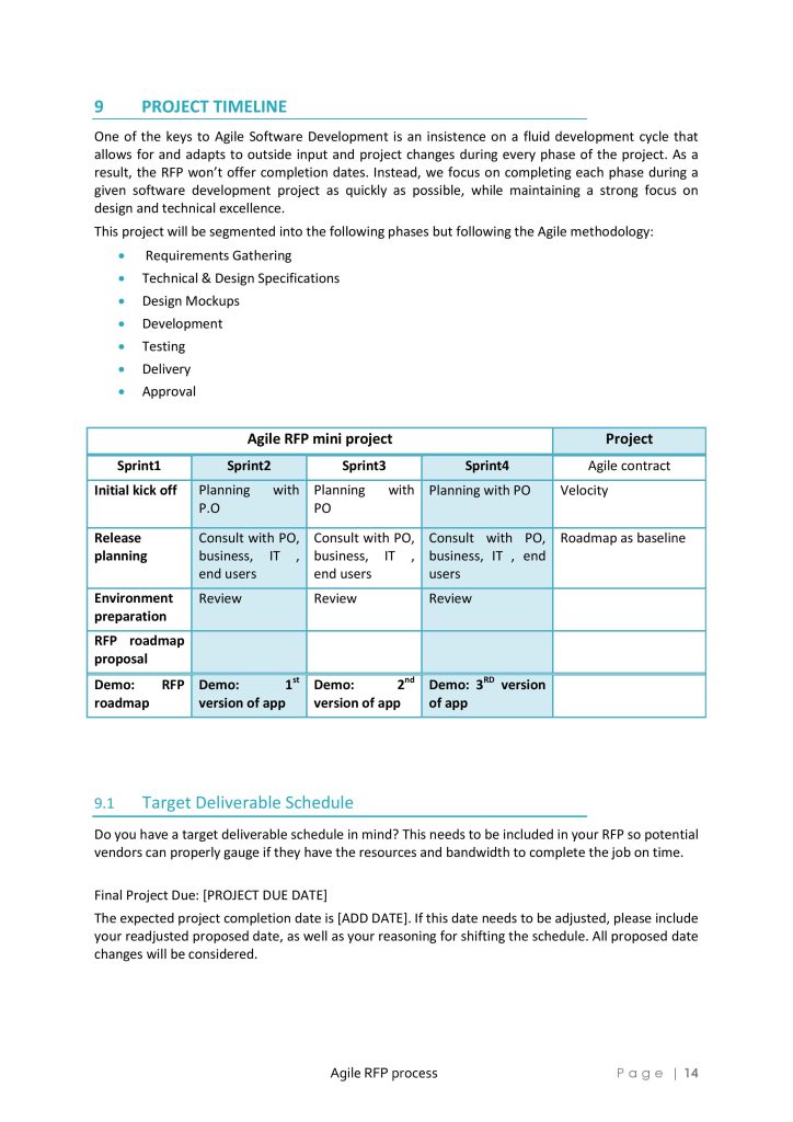 Agile RFP Process: Customizable Template to Streamline Your Process ...
