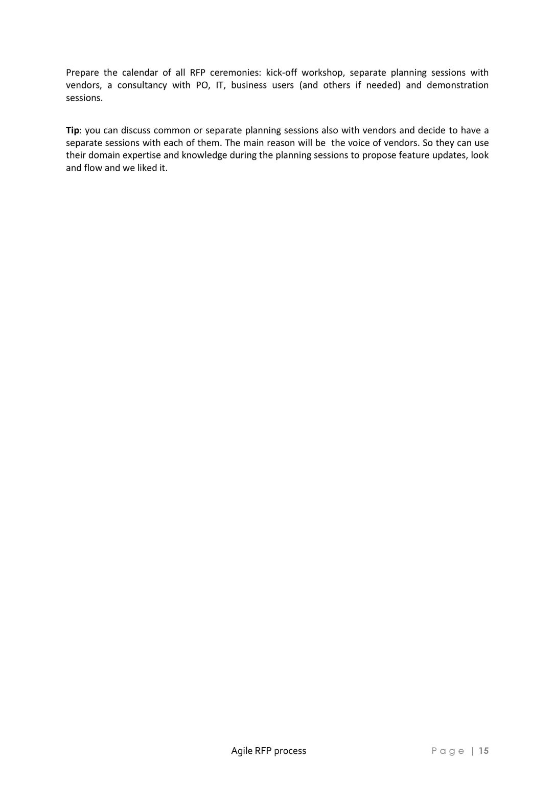 Agile RFP Process: Customizable Template to Streamline Your Process ...