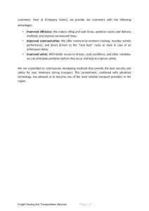 Freight Hauling and Transportation Services Proposal Template - RFPLY ...