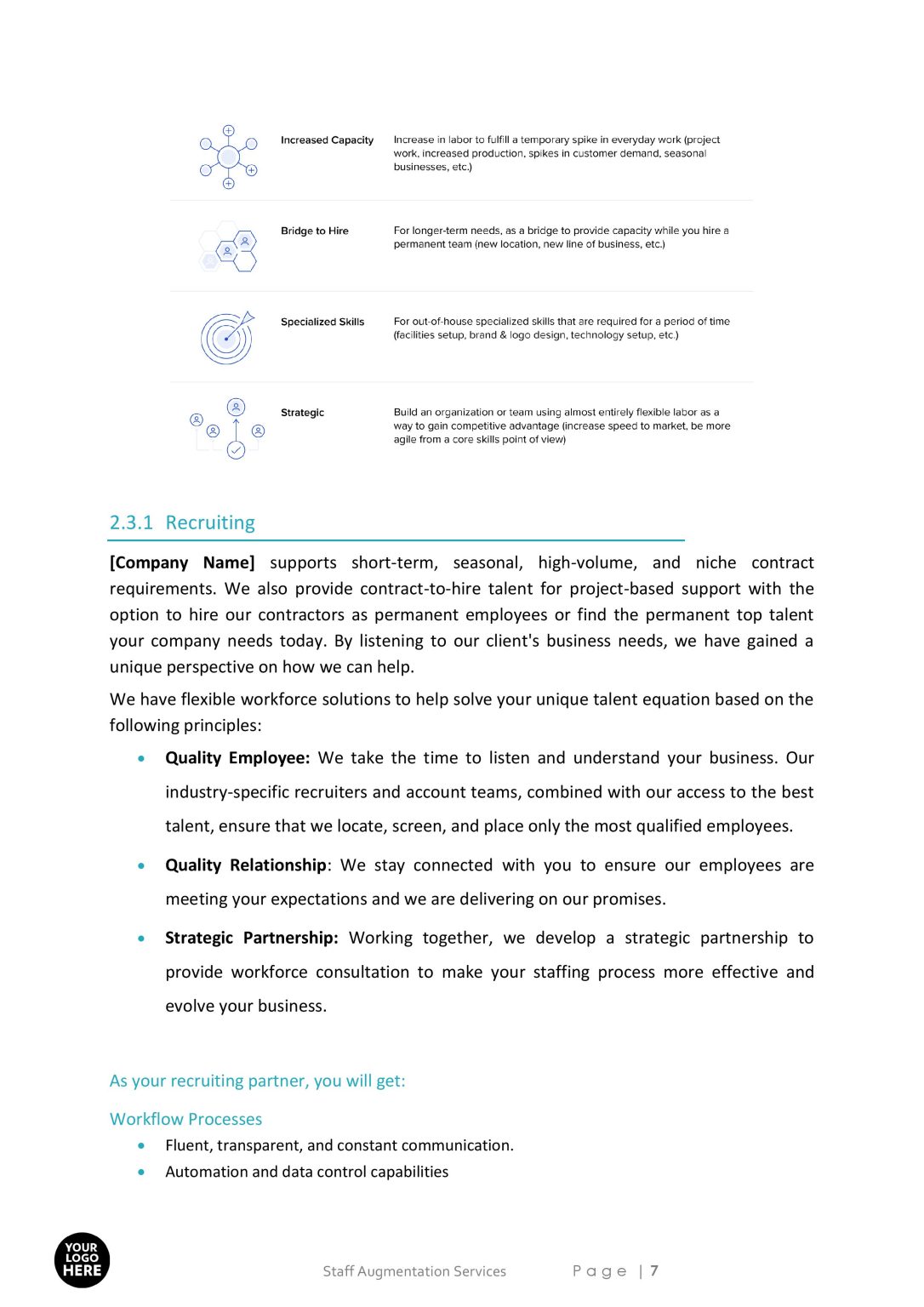 IT Staff Augmentation Services Proposal Template - RFPLY - Proposal ...