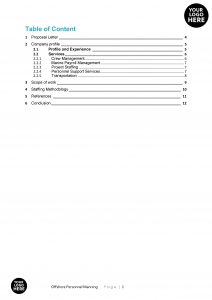 Offshore Personnel Manning Proposal Template - RFPLY