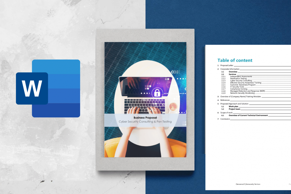 Cyber Security Consulting & pentesting services proposal template ...