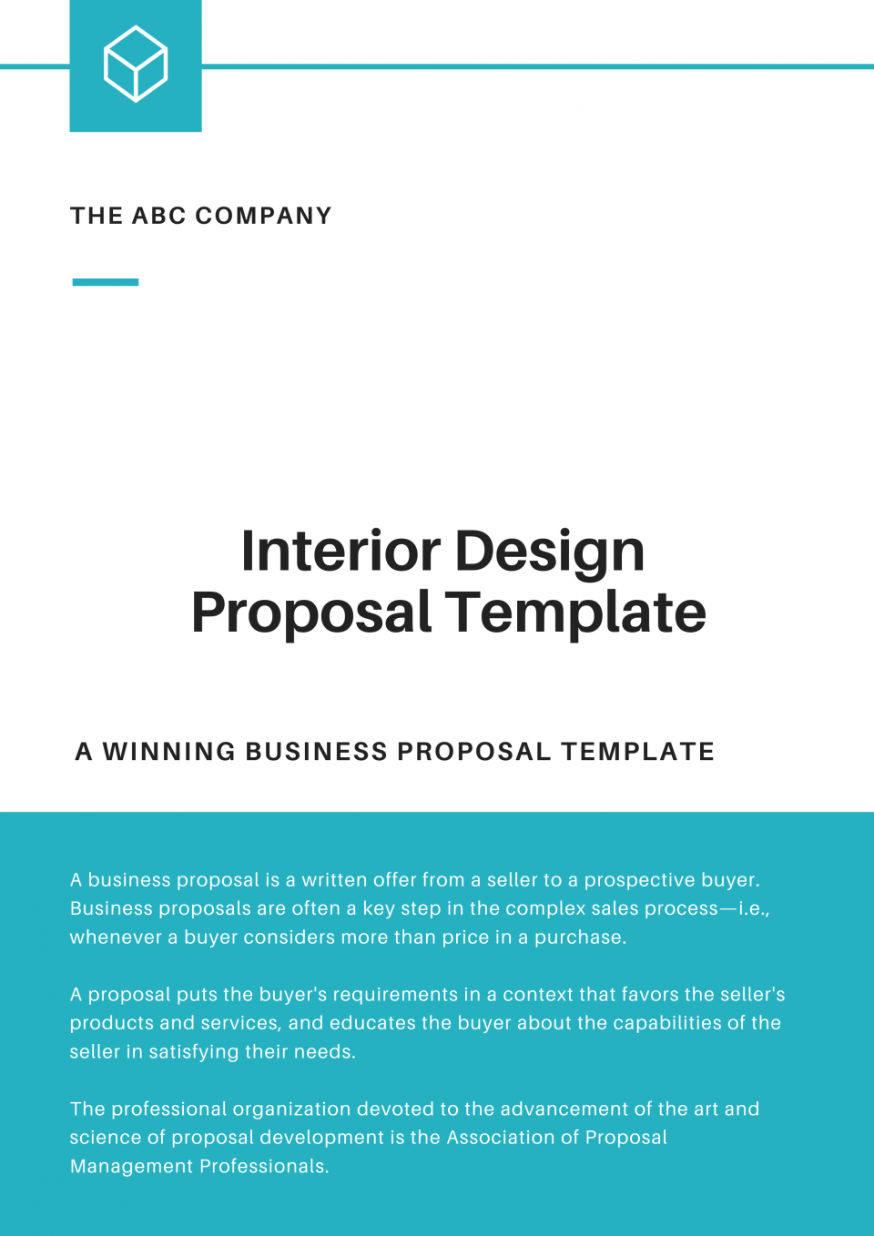 Interior Design Proposal Template RFPLY
