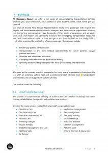 Patient Care Services Business Proposal Template - RFPLY