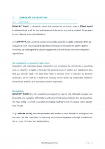 Data Processing Services Proposal Template - RFPLY