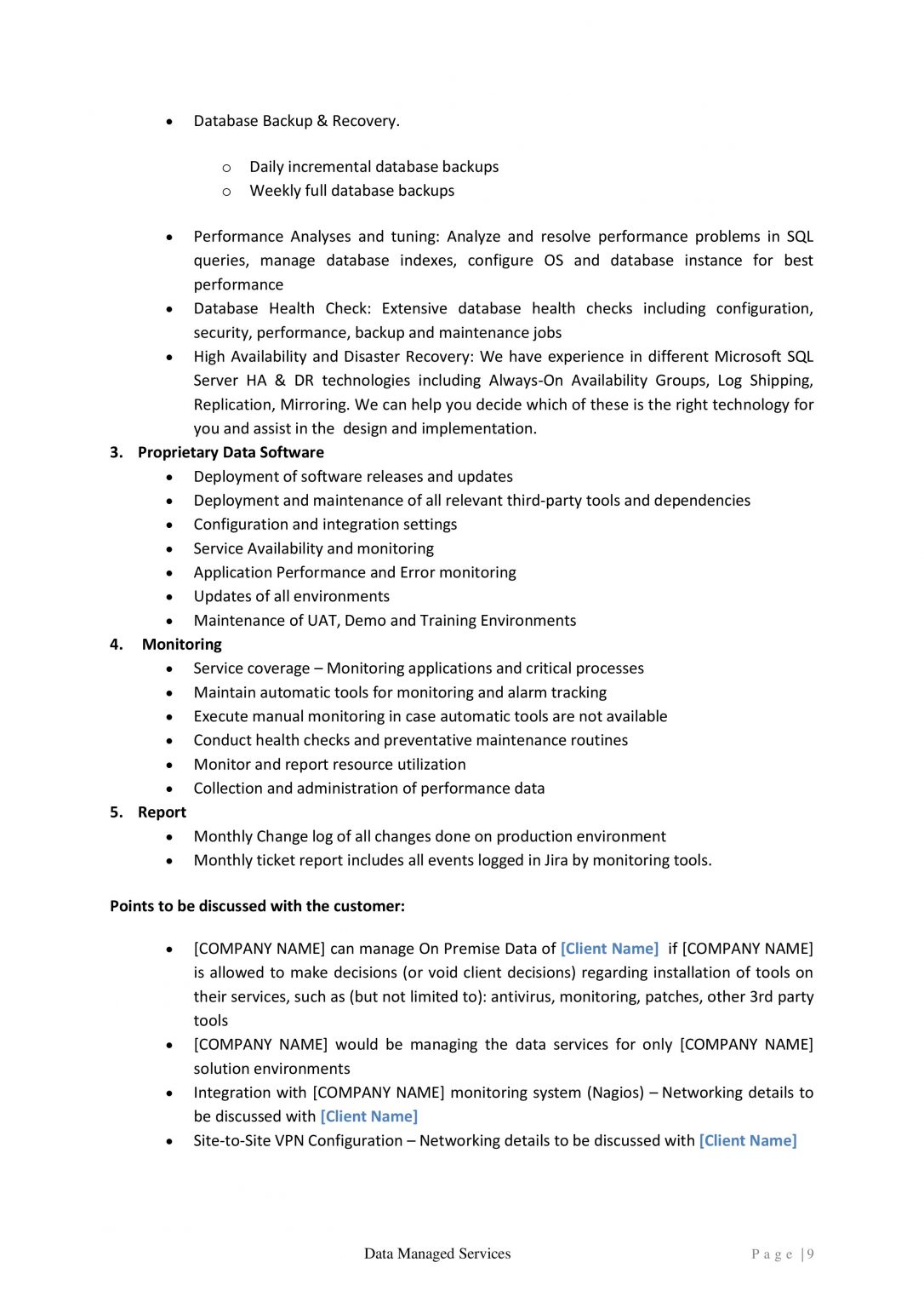Data Processing Services Proposal Template - RFPLY - Proposal Templates