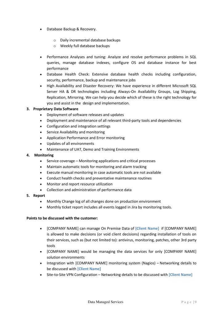 Data Processing Services Proposal Template - RFPLY - Proposal Templates