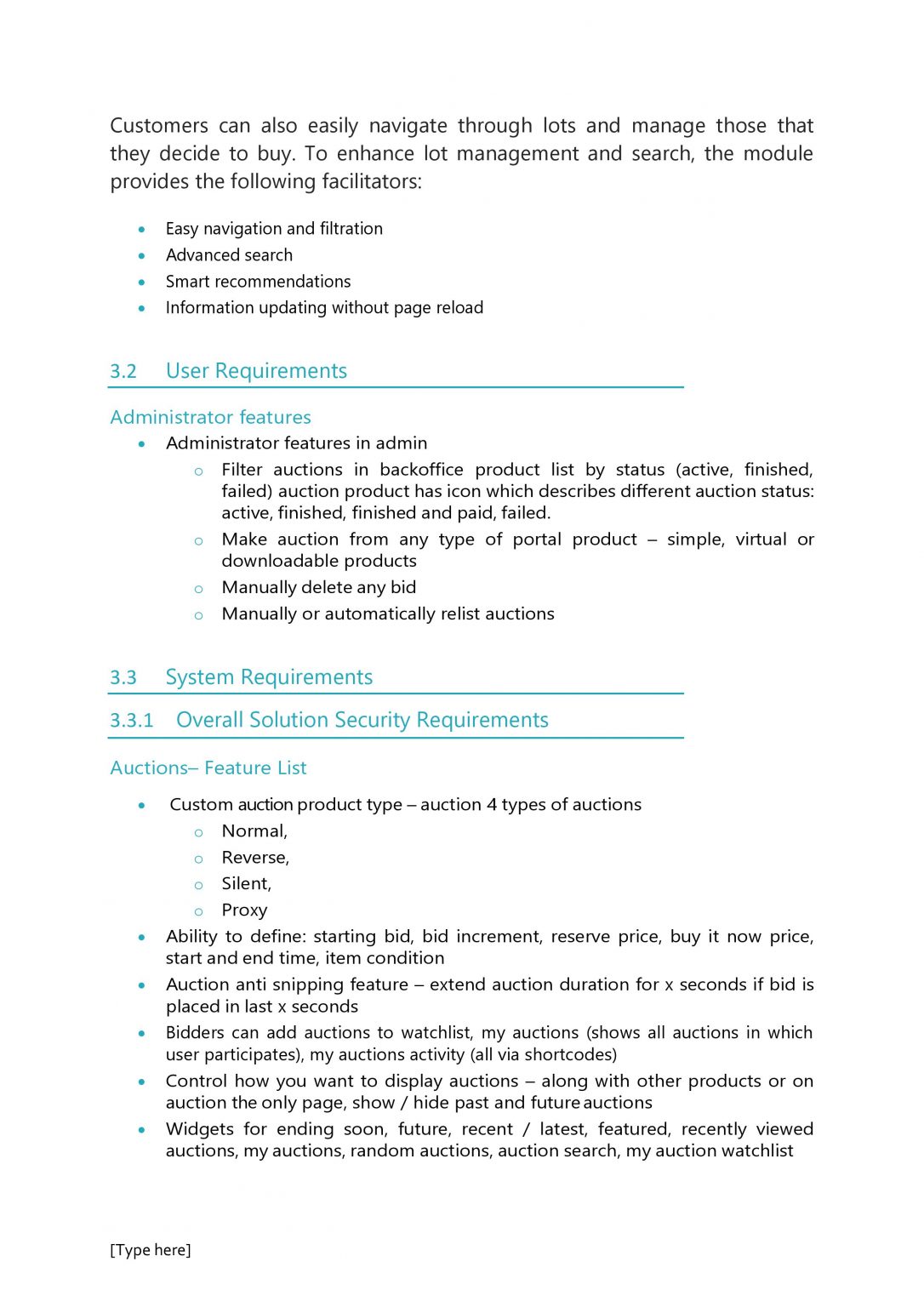 Auction Platform Business Proposal Template - RFPLY - Proposal Templates