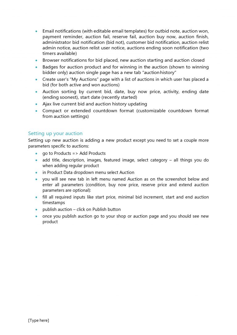 Auction Platform Business Proposal Template - RFPLY - Proposal Templates