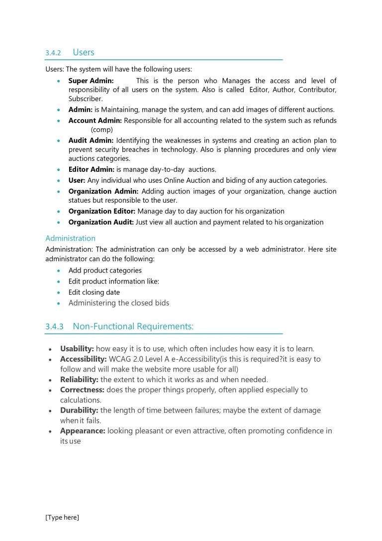 Auction Platform Business Proposal Template - RFPLY - Proposal Templates