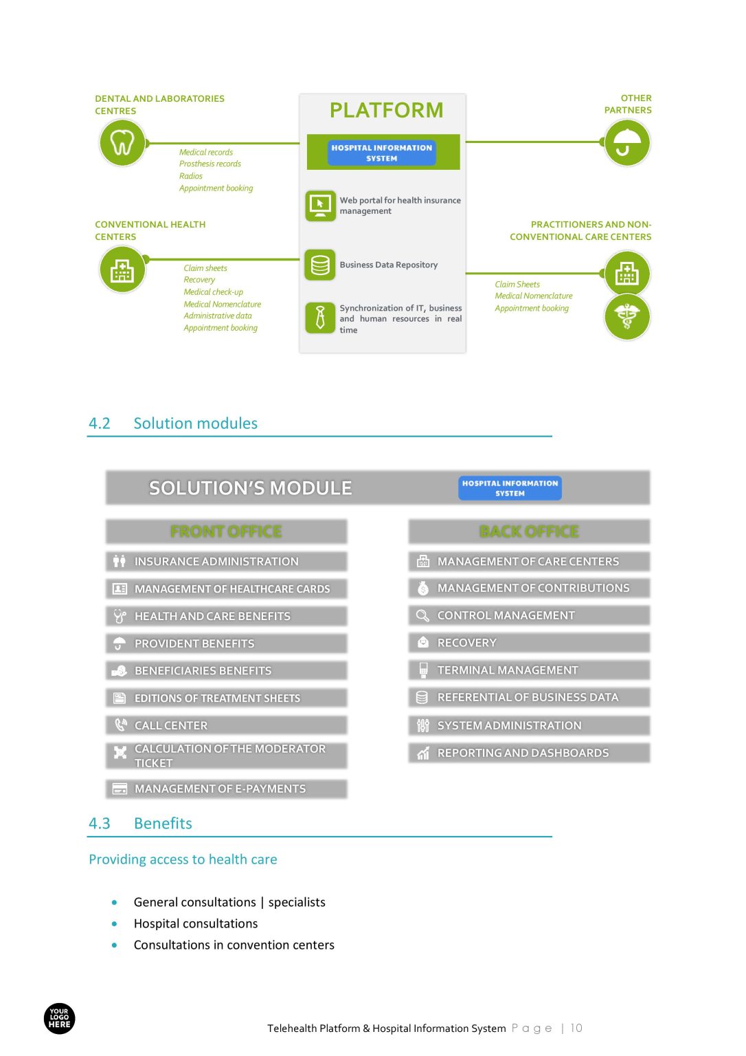Hospital Information System Business Proposal Template - RFPLY ...