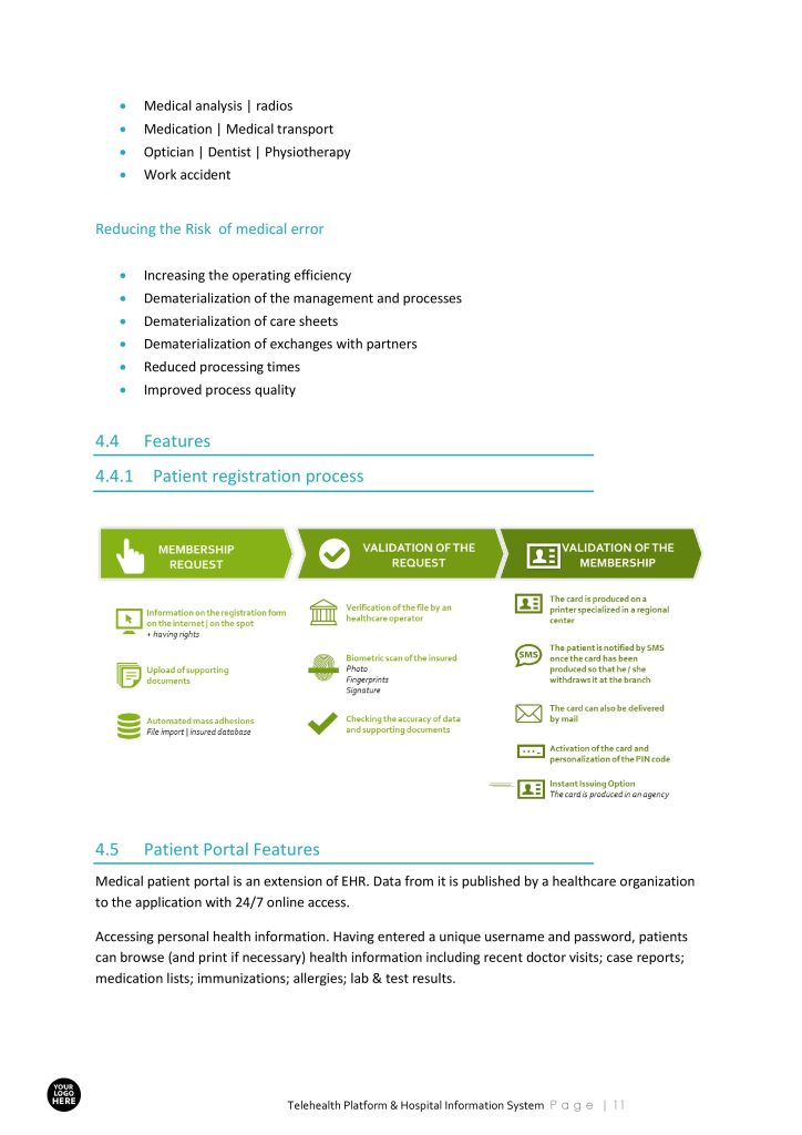 Hospital Information System Business Proposal Template - RFPLY ...