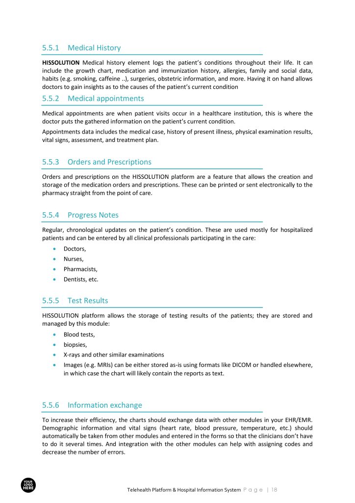 Hospital Information System Business Proposal Template - RFPLY ...