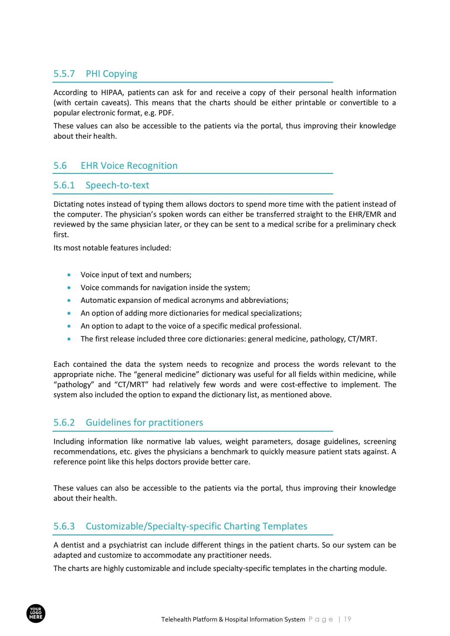 Hospital Information System Business Proposal Template - RFPLY ...