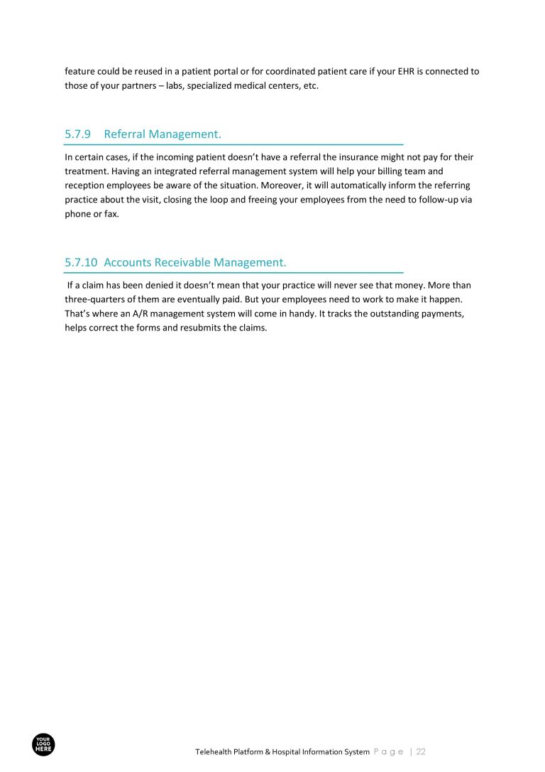 Hospital Information System Business Proposal Template - RFPLY ...