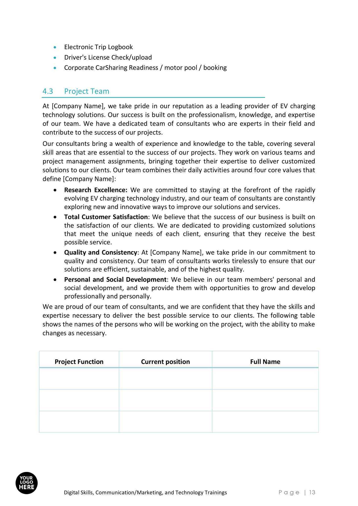 EV Charging Station Locators App Business Proposal Template - RFPLY ...